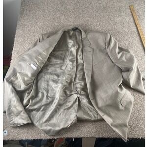 Jos. A. Bank | Suits & Blazers | Jos A Bank Mens 52l Tan Glen Plaid ...